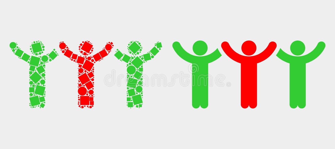 Pixel People Dancing Stock Illustrations – 80 Pixel People Dancing ...