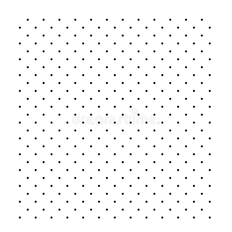 Dot Grid Vector Paper Graph Paper on White Background. Isometric Dot ...