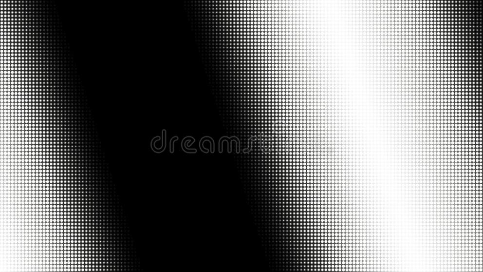Dot Halftone Black and White Gradient Background Made of Tiny Dots ...