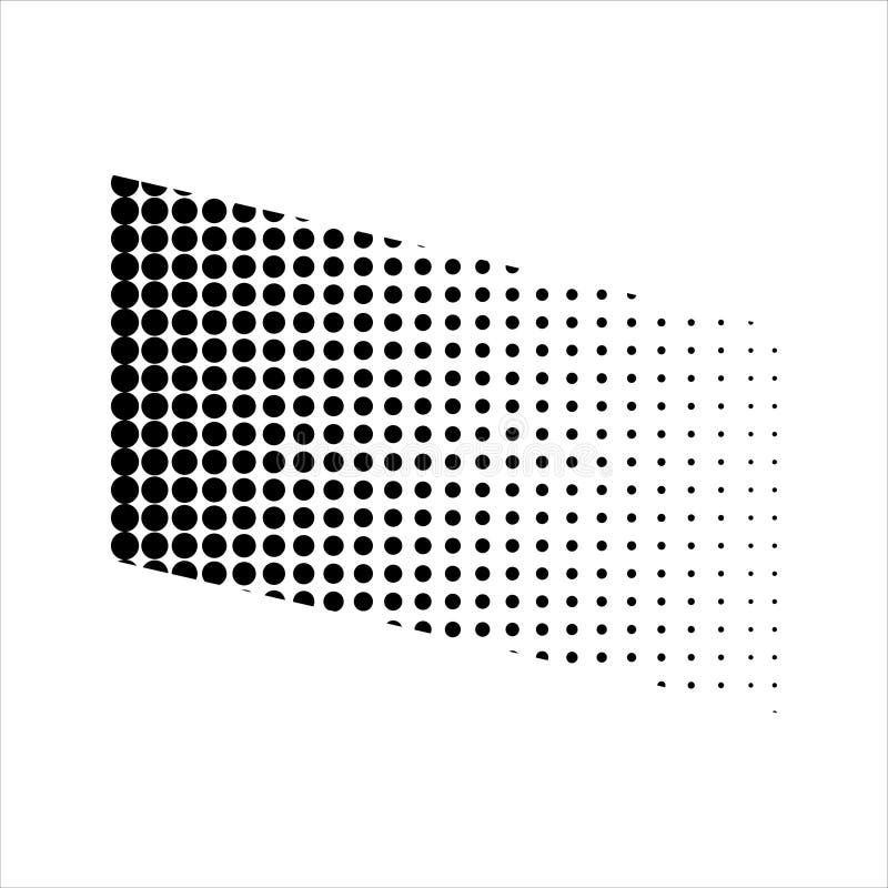 Dot Halftone (Linear) stock vector. Illustration of templates - 269797188