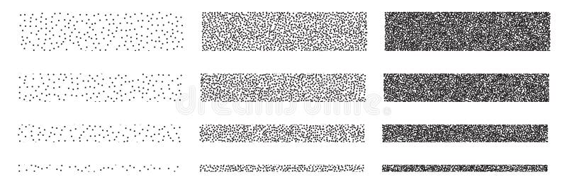 Dot Halftone Rectangular Gradient. Half Tone Texture Background ...