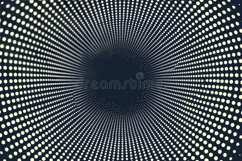 Dot Halftone Round Circle Gradient. Half Tone Texture Background ...