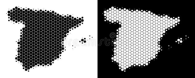 Dot Spain Map Stock Illustrations – 960 Dot Spain Map Stock ...