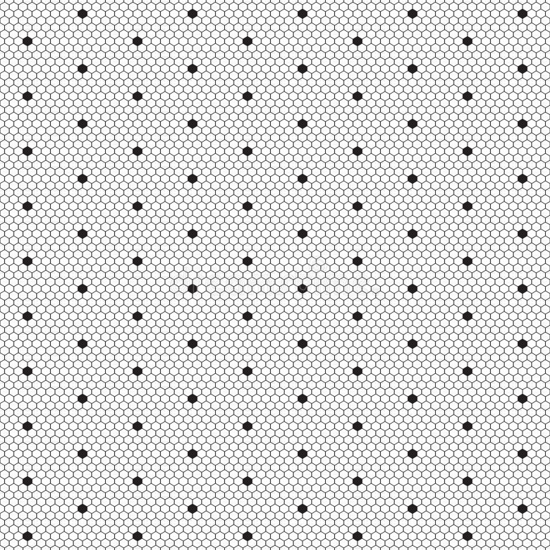 Dot Lace Seamless Pattern Net Stock Vector - Illustration of ...