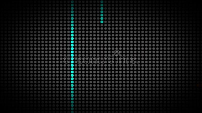 Animation of Dots Connecting with Lines and Rotating Globe Over ...