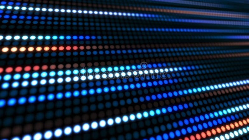 Dot Line Animation of Glowing Lines Streaming Across the Screen. Stock ...