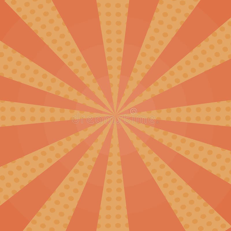 Dot in Line Burst Background Abstract Orange Colorful Vector ...