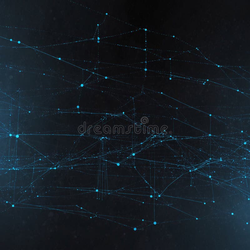 Dot Line Mobile Technology of 5g or 6g Stock Illustration ...