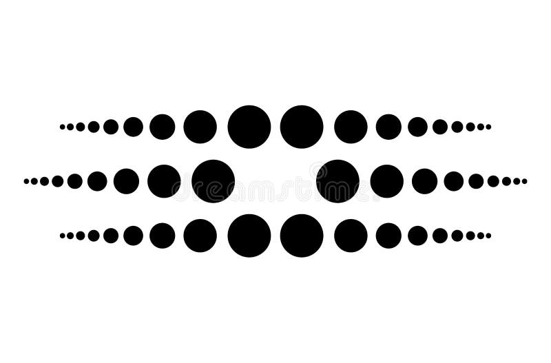 Dot Line Simple Page Footer Vector Design Stock Vector - Illustration ...