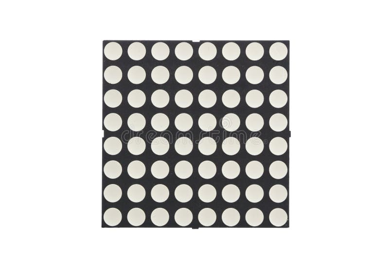 Dot Matrix isolated stock illustration. Illustration of circle - 22481665