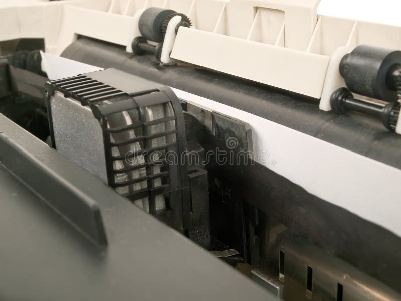 Dot matrix printer stock photo. Image of computer, unique - 11323180
