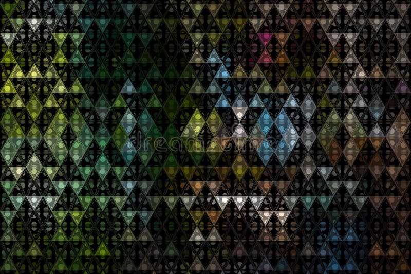 Dot Matrix Shapes and Blurs Abstract Background Stock Illustration ...