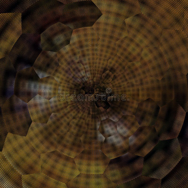 Dot Matrix Shapes and Blurs Abstract Background Stock Illustration ...