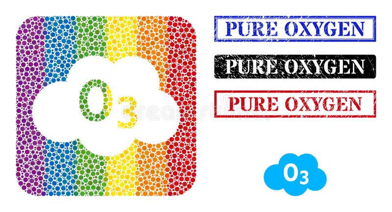 Scratched Pure Oxygen Seal and Dotted Mosaic Ozone Cloud Subtracted ...