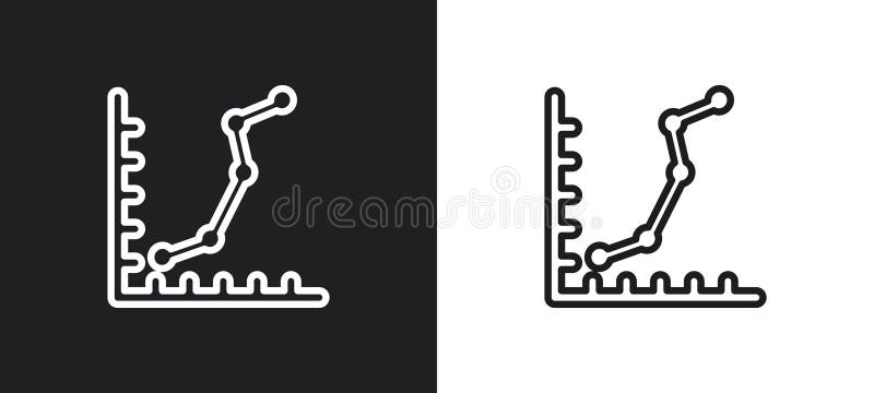 Dot Outline Icon in White and Black Colors. Dot Flat Vector Icon from ...