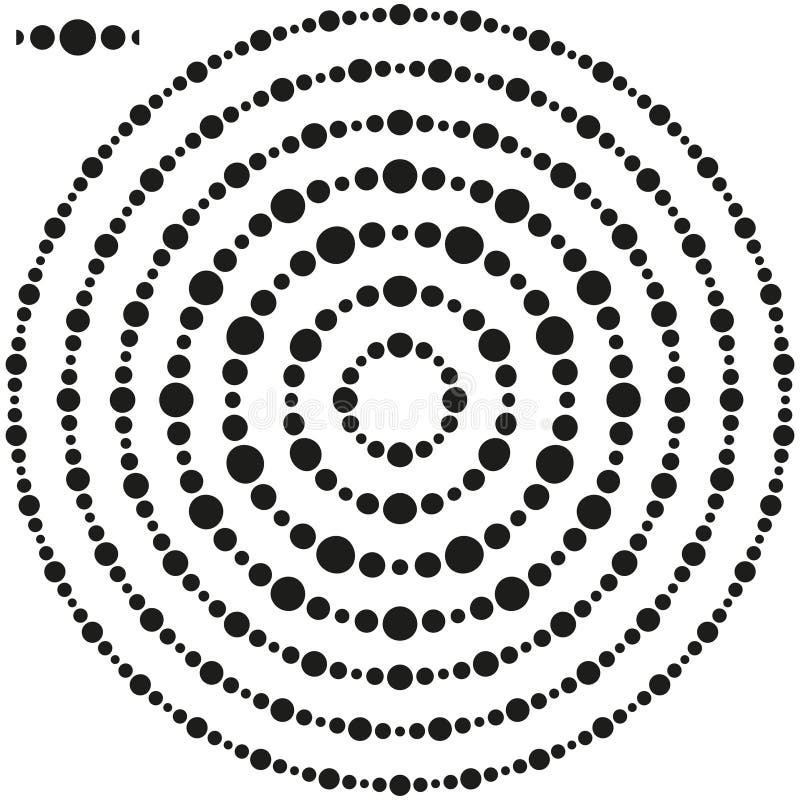 Collection of Dot Pattern Border Frames in Various Sizes. Ideal for Use ...