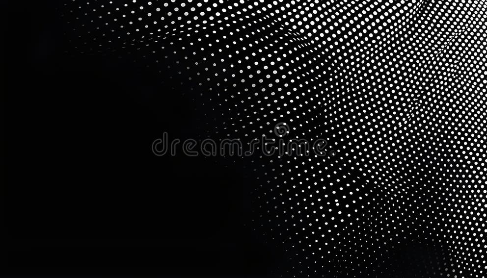 Dot Perforation Texture. Dots Halftone Seamless Pattern Stock ...