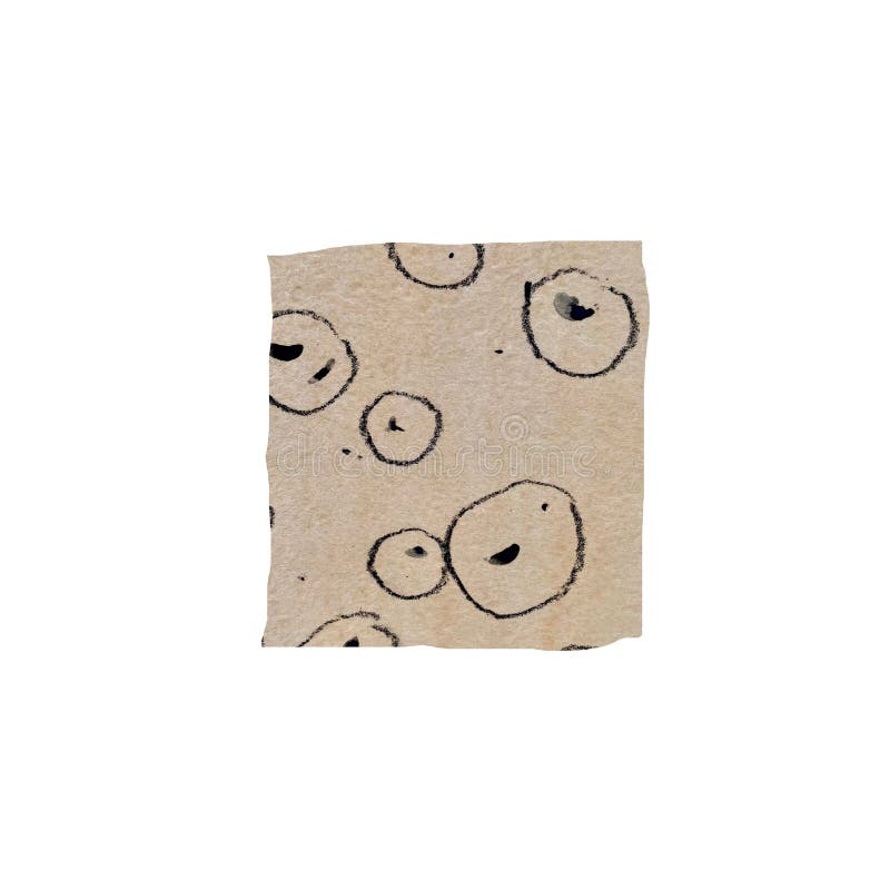 Dot Point Hand Drawn a Watercolor Illustration Stock Illustration ...