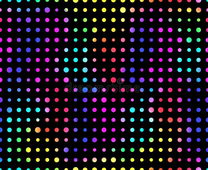 Multicolored Seamless Pattern. Neon Print. Repeated Multicolor Patterns ...