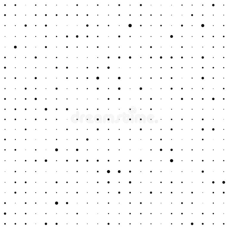 Dot Seamless Pattern. Subtle Dots Pattern. Halftone Grid. Small Point Texture Stock Vector ...