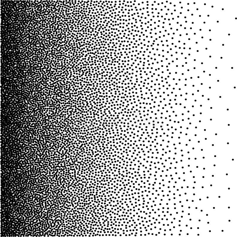 Dot Stipple Gradient Background. Halftone in Dotwork Style. Grainy ...