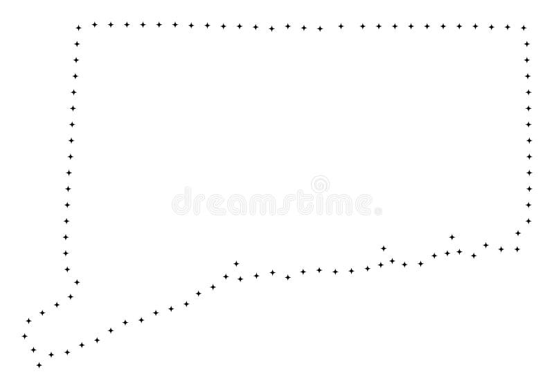 Dot Stroke Connecticut State Map Ilustración del Vector - Ilustración ...