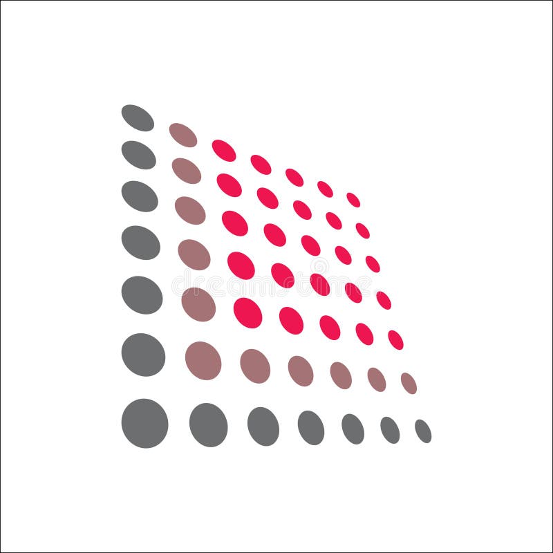 Dot Techno Icon Logo Vector Stock Vector - Illustration of forklift ...