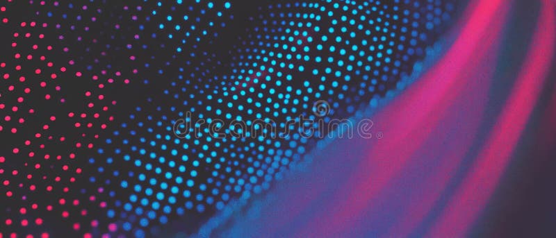 Dot Texture Overlay Creates a Vibrant Layered Effect on a Dark ...