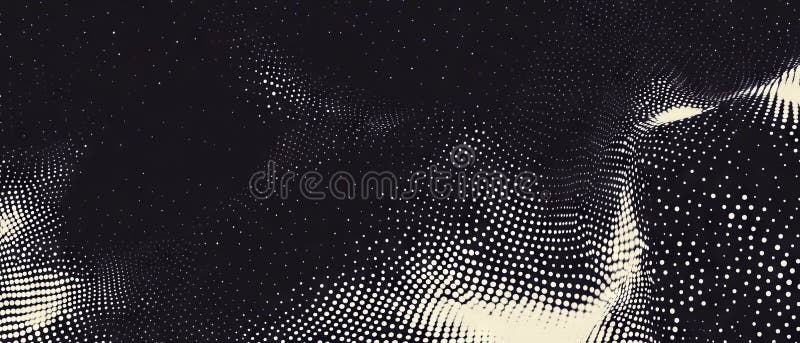 Dot Texture Overlay Creating a Dimensional Effect Against a Black ...