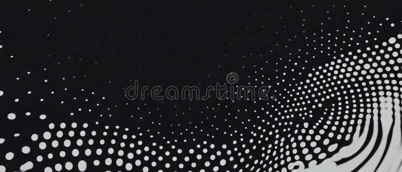 Dot Texture Overlay Creating Geometric Patterns on a Dark Background ...