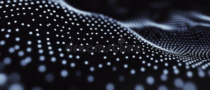 Dot Texture Overlay Creating a Three-dimensional Appearance Against a ...