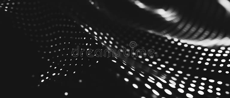 Dot Texture Overlay with Shiny Reflective Dots on a Black Background ...