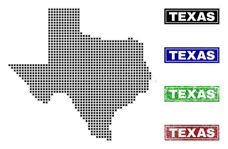 Texas Map Dots Stock Illustrations – 133 Texas Map Dots Stock ...
