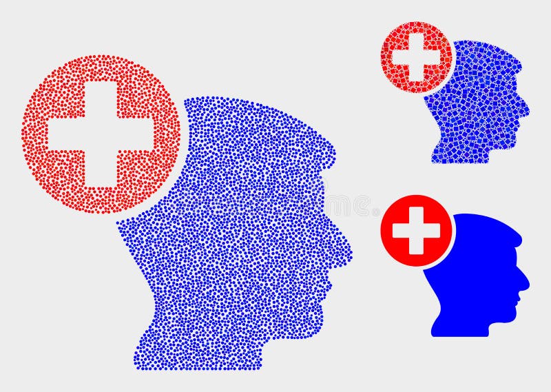 Dot Vector Head Medicine Icons Stock Vector - Illustration of icon ...