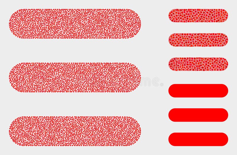 Dot Vector Menu List Icons stock vector. Illustration of organized ...