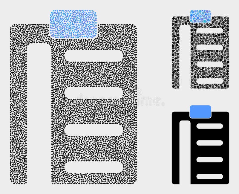 Dot Vector Pad List Items Icons Stock Vector - Illustration of exam ...