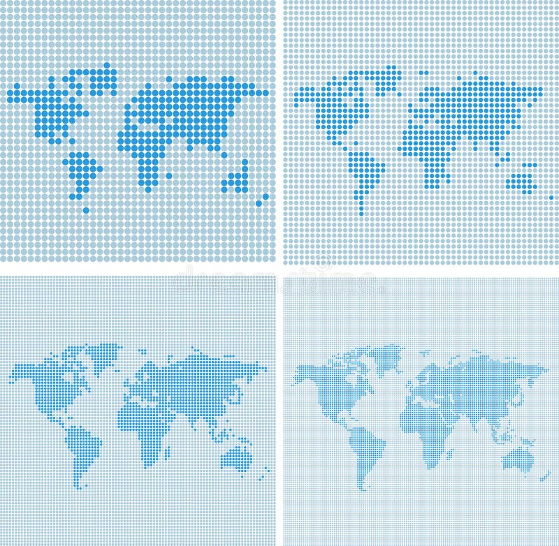 Dot vector world map stock vector. Illustration of background - 121327391
