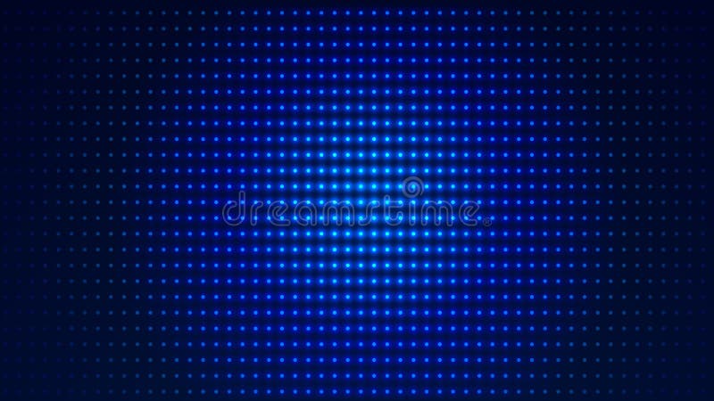 Dot Blue Pattern Screen Led Light Gradient Texture Background. Stock ...