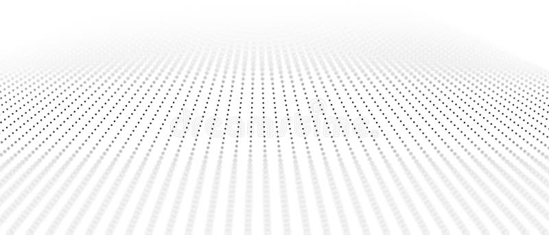 Dot White Gray Wave Light Technology Texture Background Stock ...