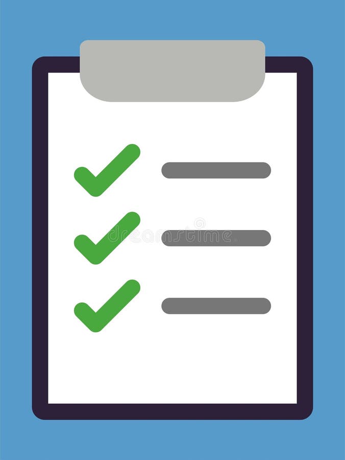 Clipboard Icon. Task Line Icon Symbol Vector Illustration. Document ...