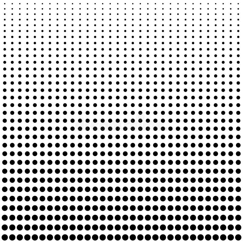 Dots Black and White Background Monochrome Pattern Stock Illustration ...