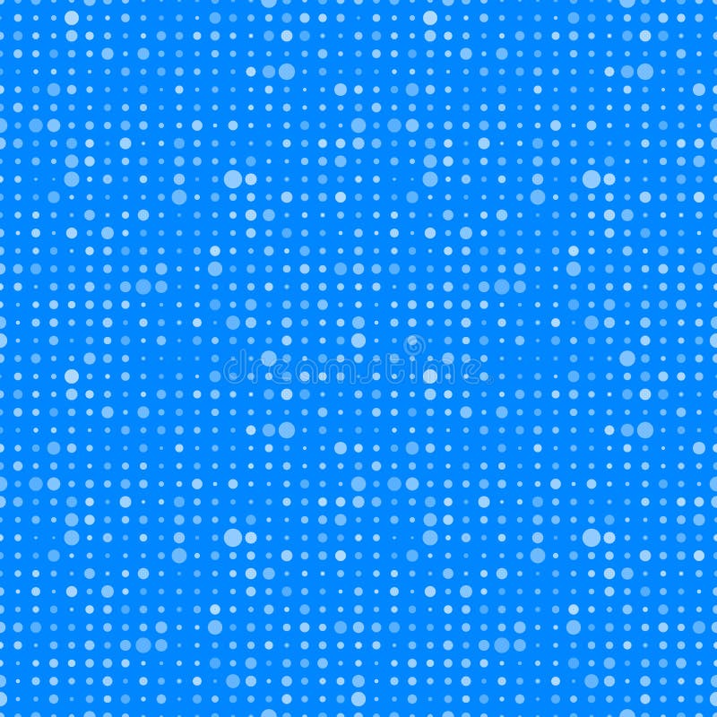 Dots on Blue Background, Abstract Seamless Pattern Stock Vector ...