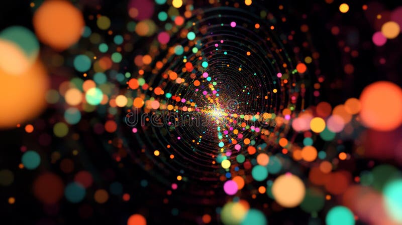 Dots Connected in an Abstract Perspective of Data Flow through Vibrant ...