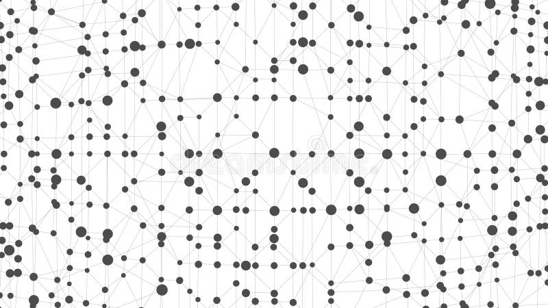 Dots Connected by Lines. Abstract Wave. Minimalist Mesh. Abstract Polygonal Shape Stock ...