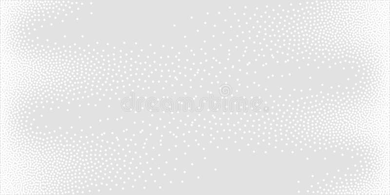 Dots Digital Technology Grey Light Vector Background. Artificial ...