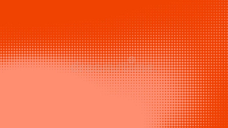 Dots Halftone Orange Color Pattern Gradient Texture with Technology ...