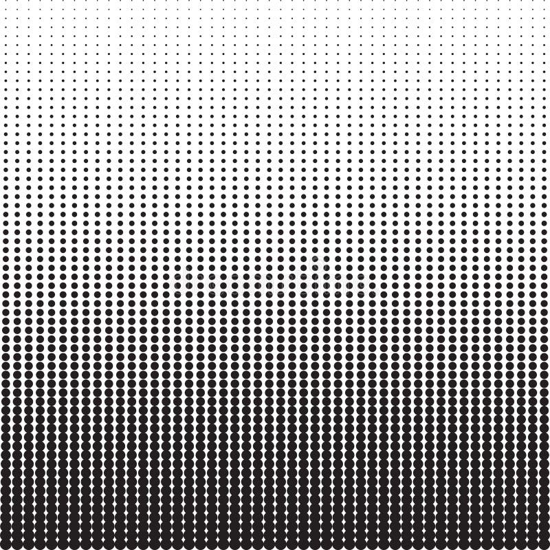 Dots Halftone Pattern Vertical Ilustración del Vector - Ilustración de ...