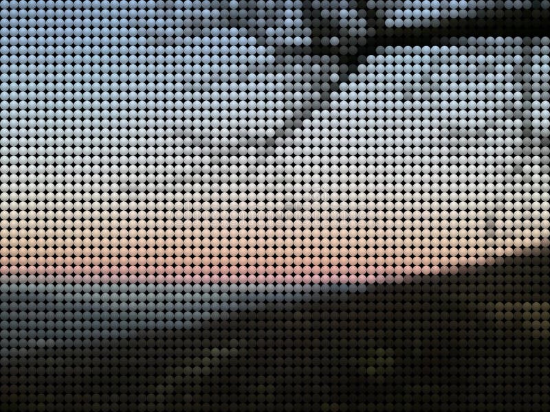 DOTS Landscape Abstract Paint Background Stock Photo - Image of paint ...