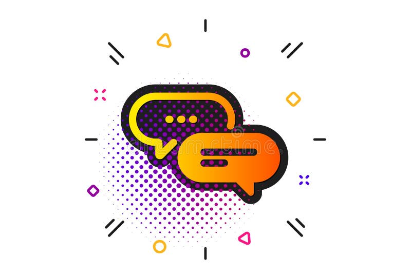 Dots Message Icon. Chat Comment Sign. Speech Bubble. Vector Stock ...