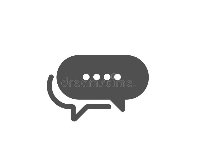 Dots Message Icon. Chat Comment Sign. Speech Bubble. Vector Stock ...